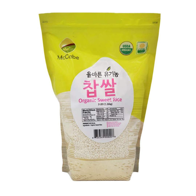 McCabe Organic Sweet Rice - Glutinous Sticky - Weee!