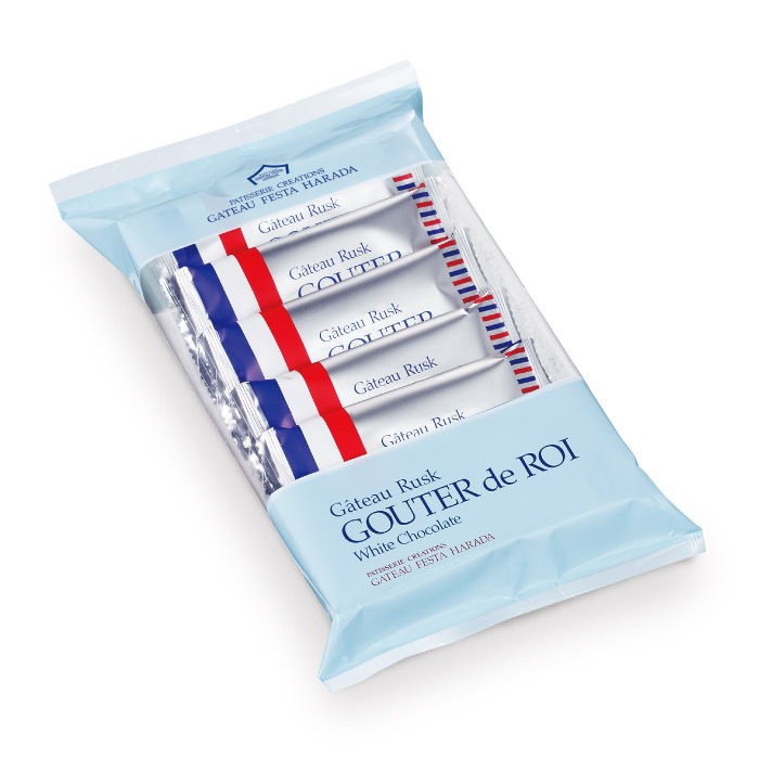 Get GATEAU FESTA HARADA Gouter De Roi White Chocolate Flavor Rusk 5 pcs ...