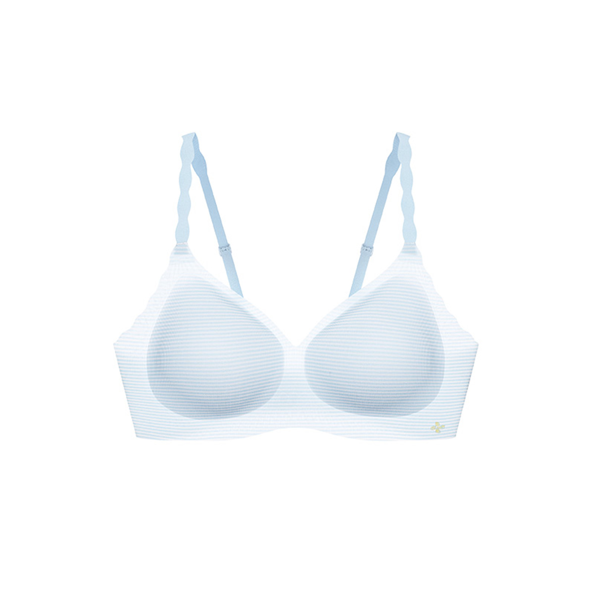Get Ubras No Size Mint Cool V-neck Wave Bra Back Hook Style - Standard ...