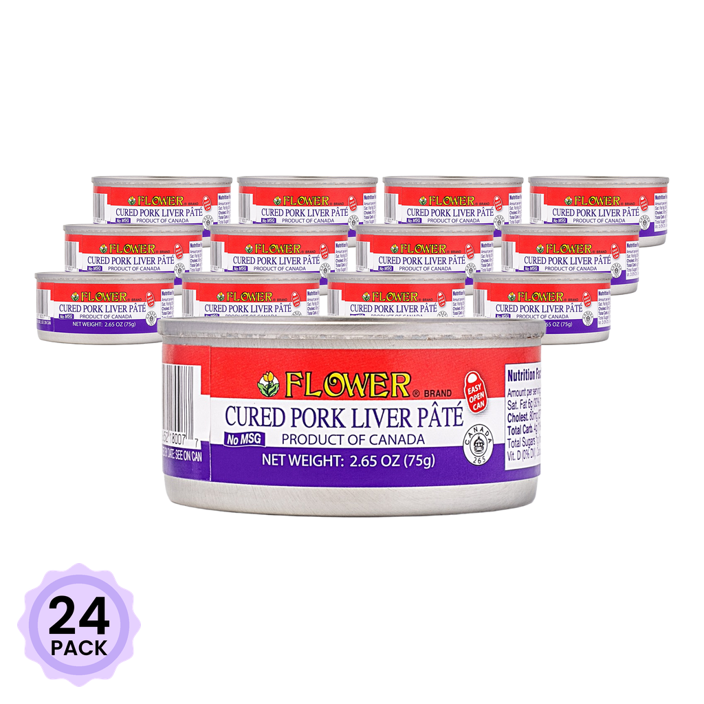 Get Flower Brand Cured Pork Liver Pate 2.65 oz*24 pack Delivered | Weee ...