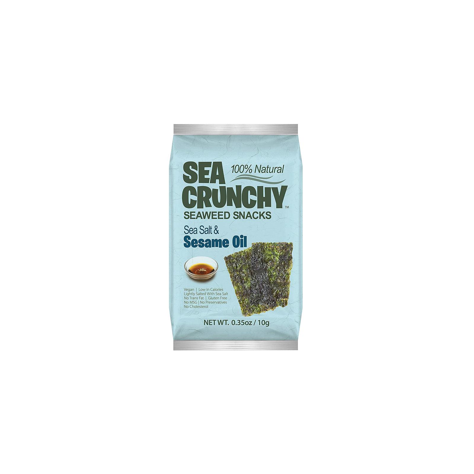 Sea Crunchy Seaweed Snack with Sea Salt & Sesame Oil - Weee!