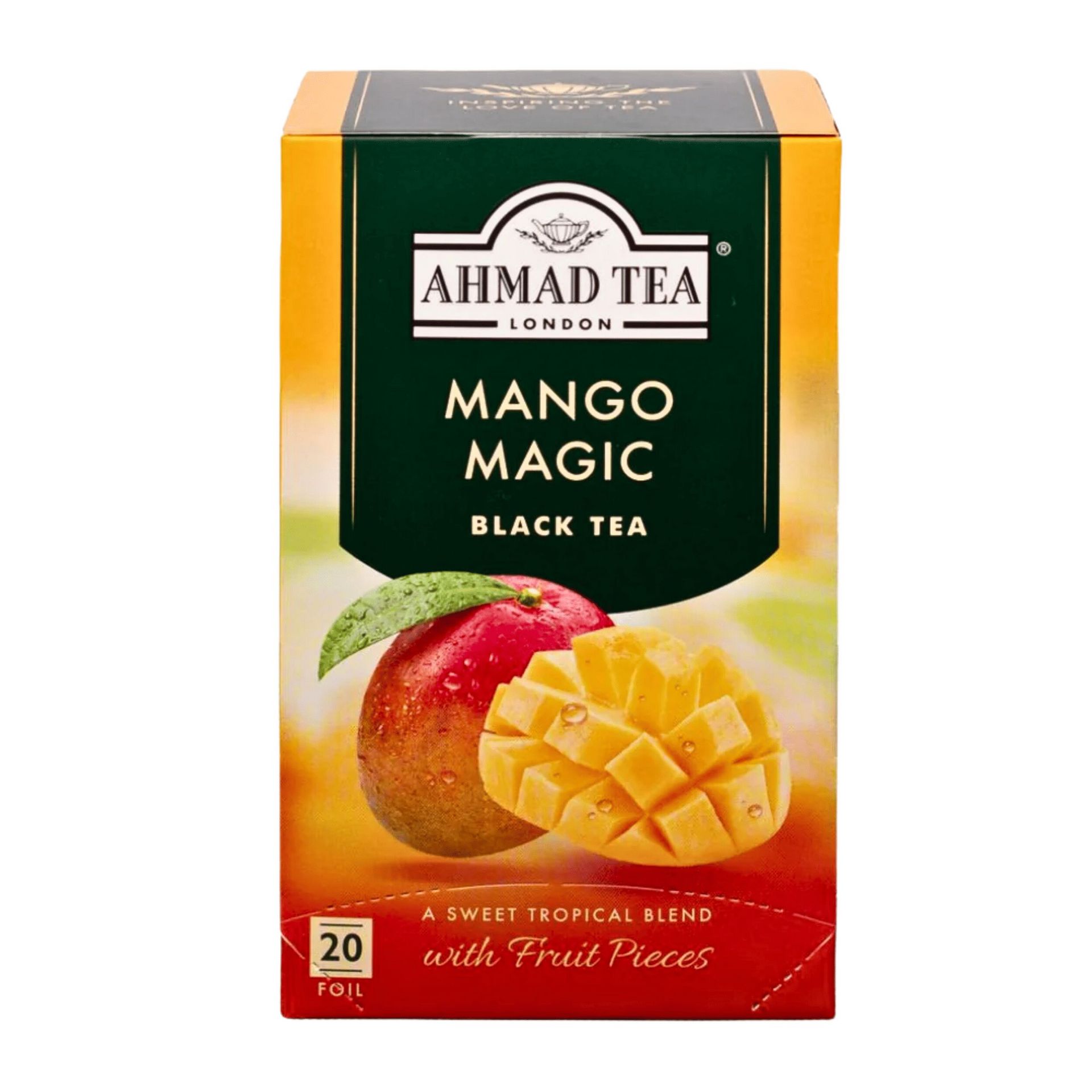 Get AHMAD TEA - Mango Magic Fruit Black (20 Tea Bags) 1 each Delivered ...
