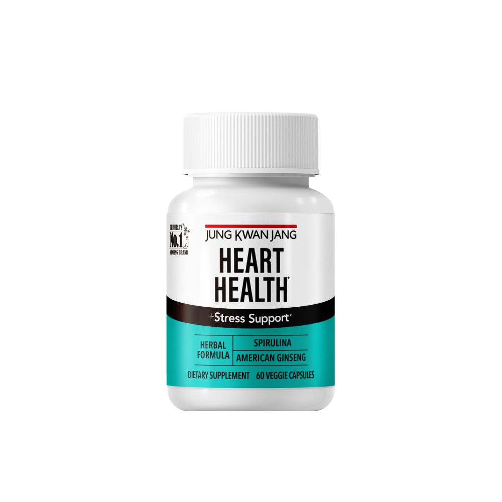 Get Heart Health Capsules with Spirulina and American Ginseng Extract JungKwanJang 60 Pills ...