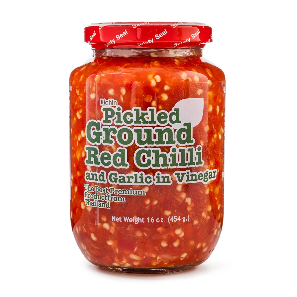 Richin Pickled Ground Red Chili and Garlic in Vinegar - Weee!