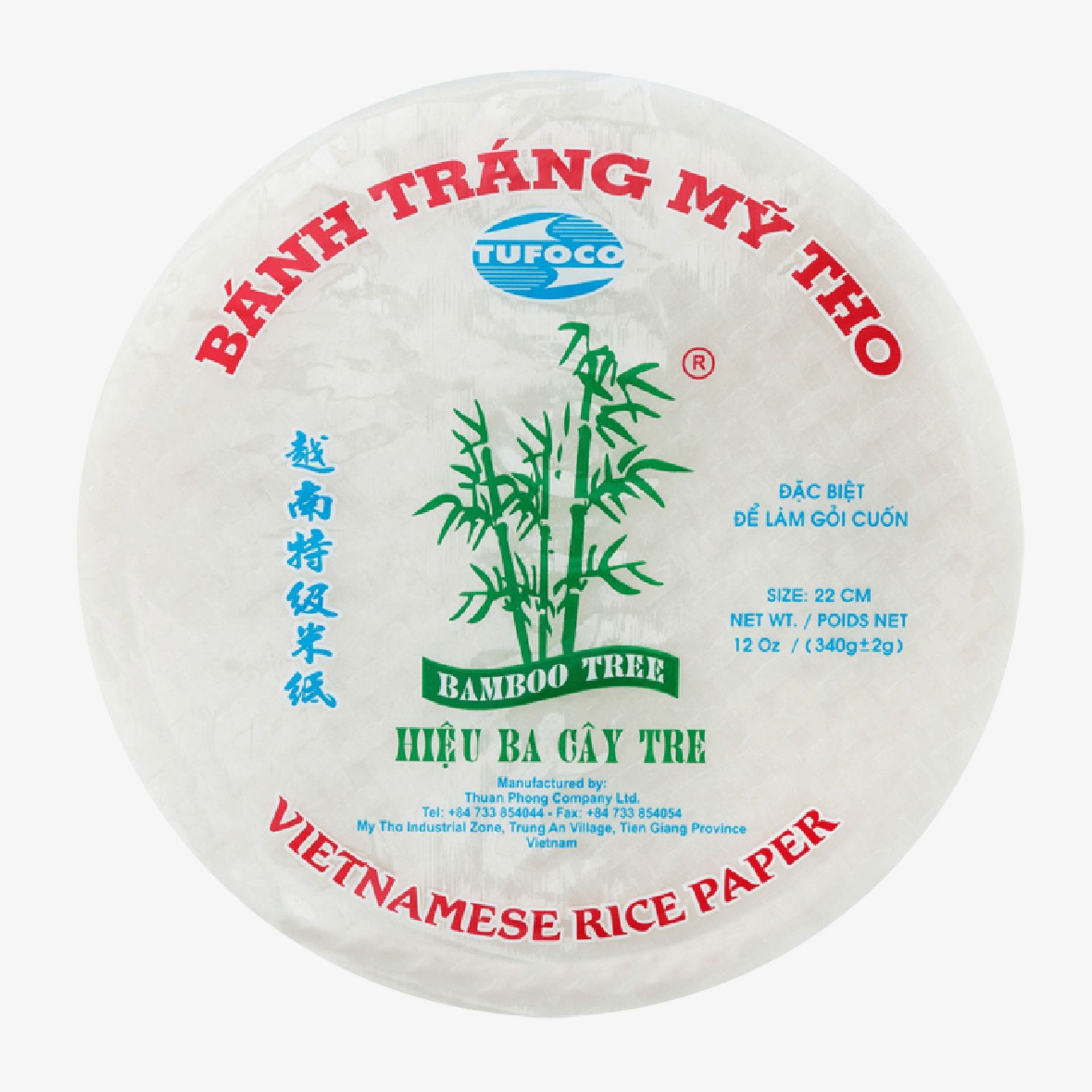 Get [Ba Cay Tre] Rice Paper Round 25cm - 340gr/Pack Delivered | Weee ...