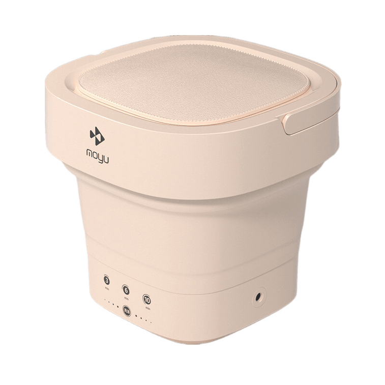 Get MOYU Mini Foldable Portable Desktop Washing Machine Light Yellow ...