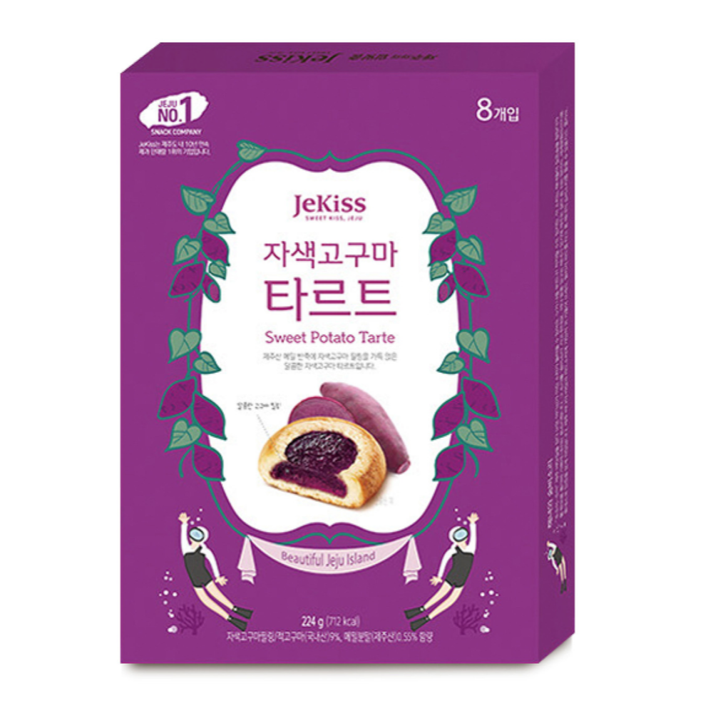 제주 자색 고구마 타르트 (28g*8packs) - Weee!