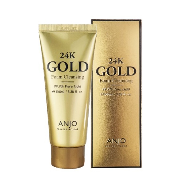 Get ANJO 24K Gold Foam Cleansing 100ml Delivered | Weee! Asian Market