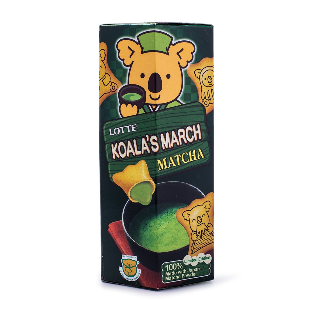 Get Lotte Koala's March Matcha Creme Filled Cookies Delivered | Weee ...