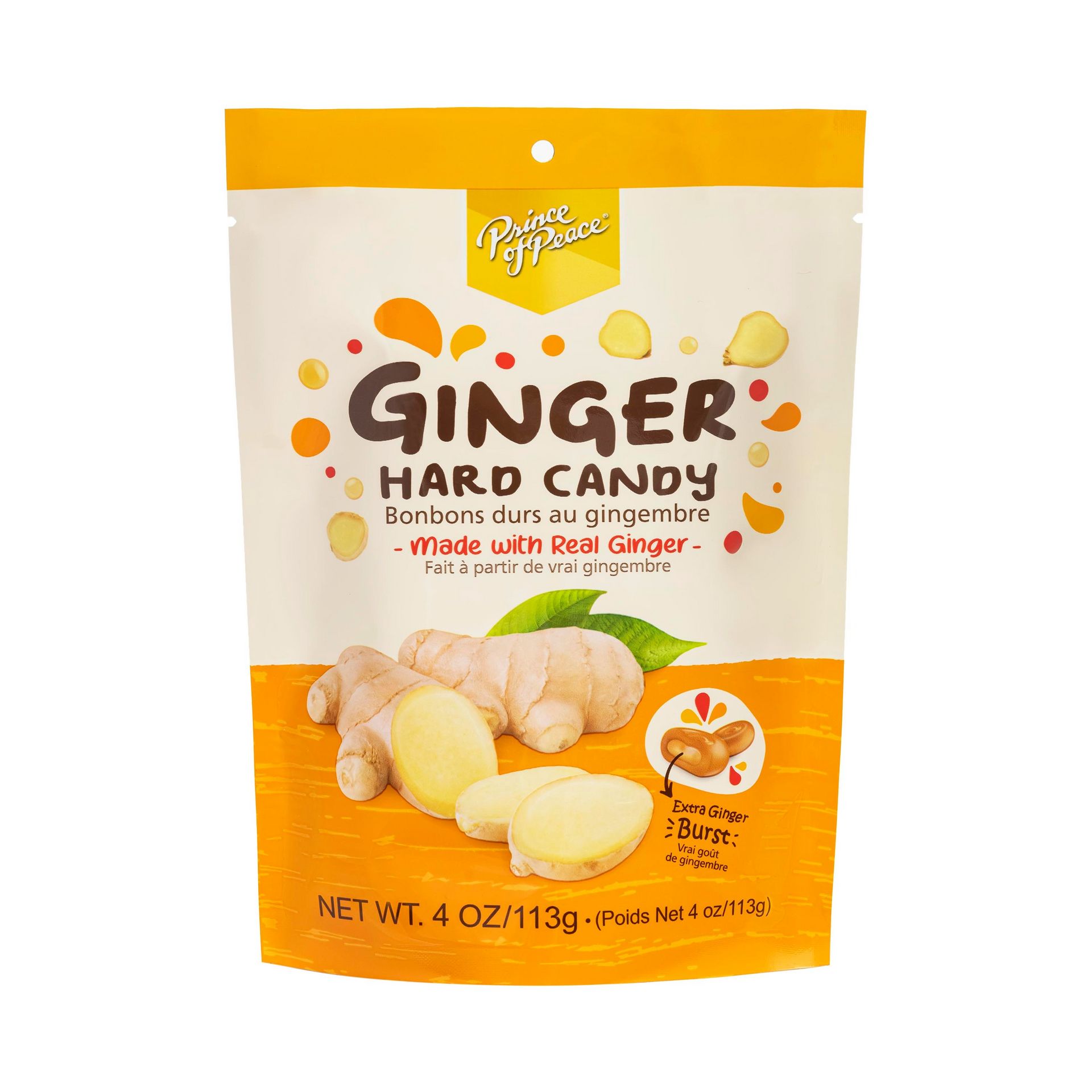 Prince of Peace Ginger Hard Candy, 4oz - Weee!