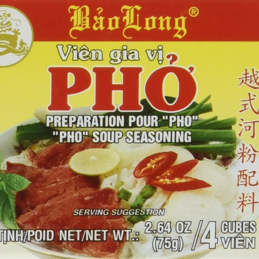 Get Bao Long Pho Spice Cubes,Beef Flavor SoupSeasoning Delivered | Weee ...