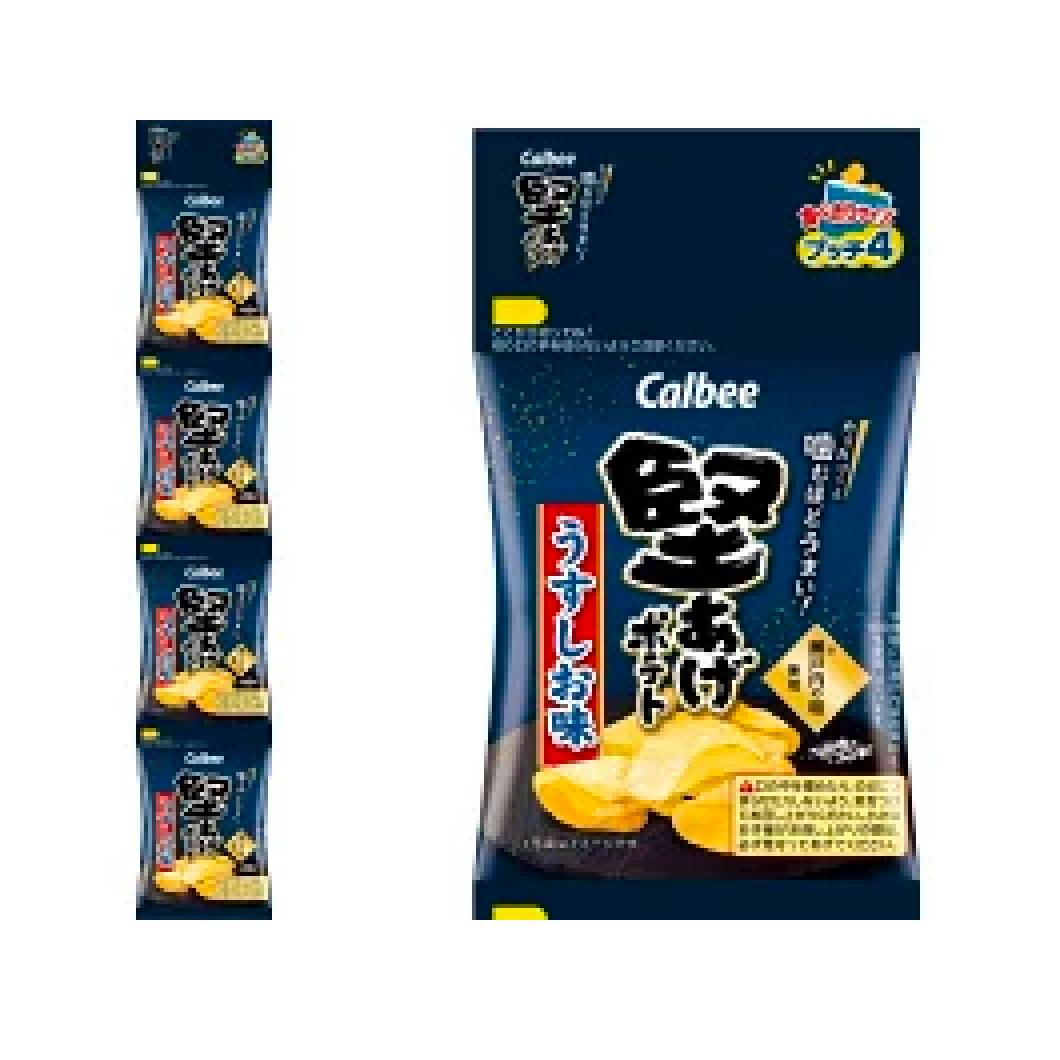 Get Calbee Hard Potato Ushio Taste Pucci 4 60g (15g x 4) Delivered | Weee! Asian Market