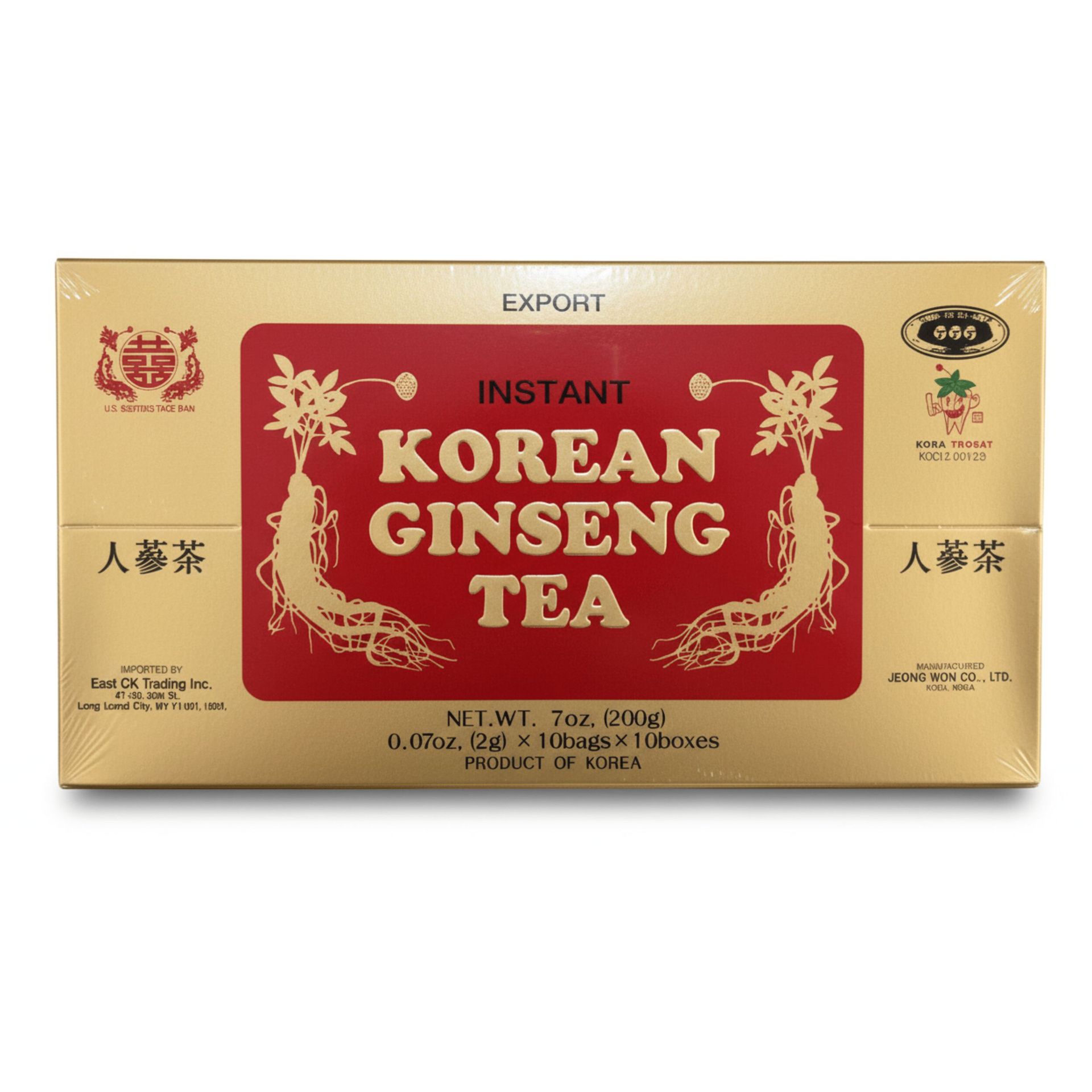 Get Jeong Won Instant Korean Ginseng Tea 200g 1 each Delivered | Weee ...