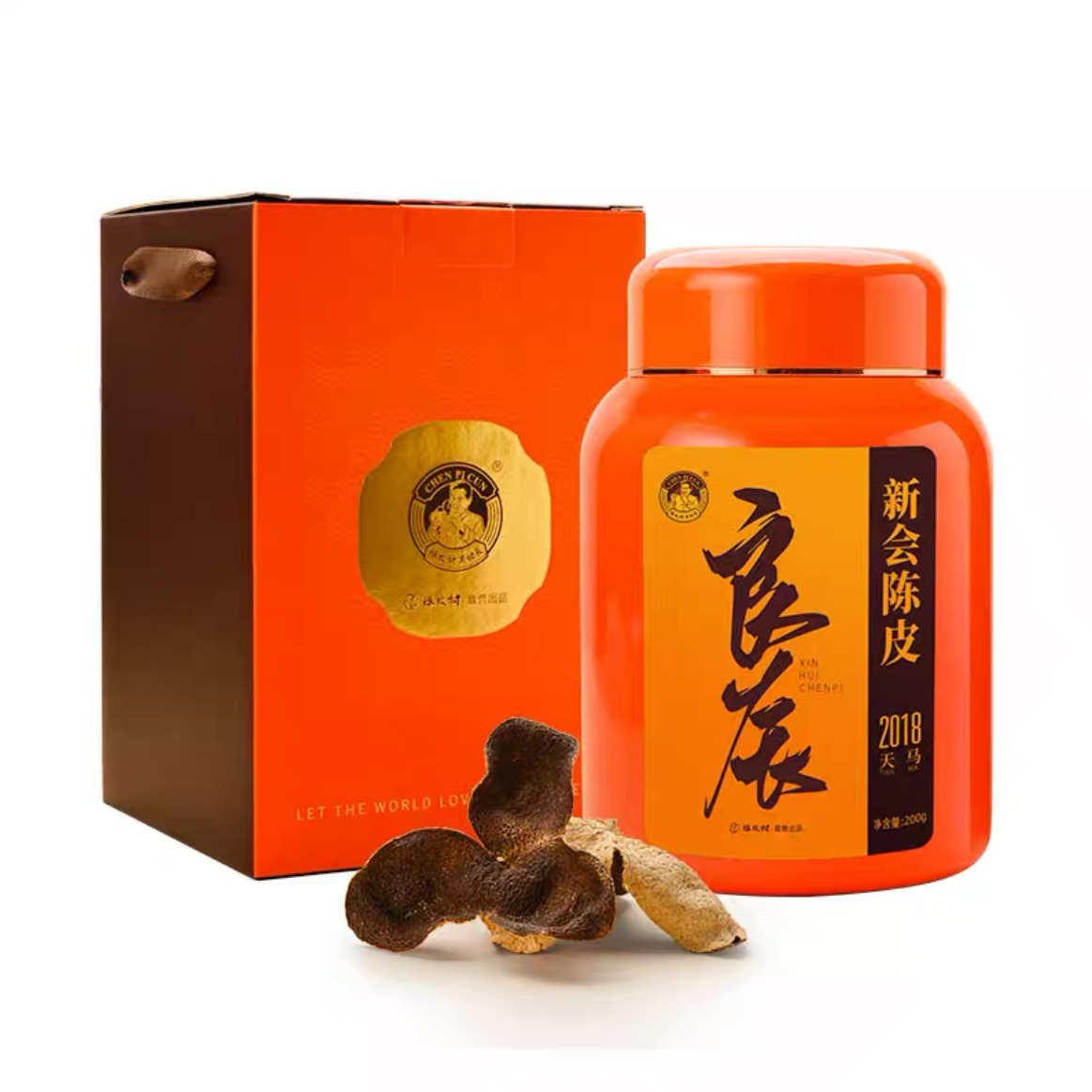 陳皮村吳村長 良辰2018天馬新會陳皮，正品保證，品牌直銷 200克 - Weee!