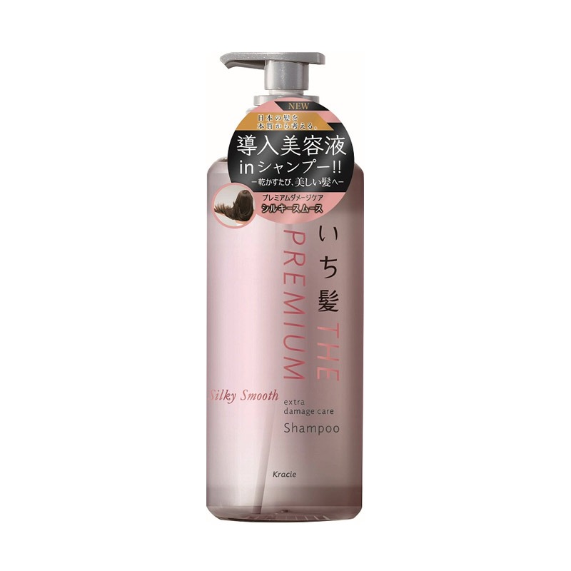 Get Ichikami Premium Extra Damage Care Shampoo Silky Smooth Pump 480ml ...