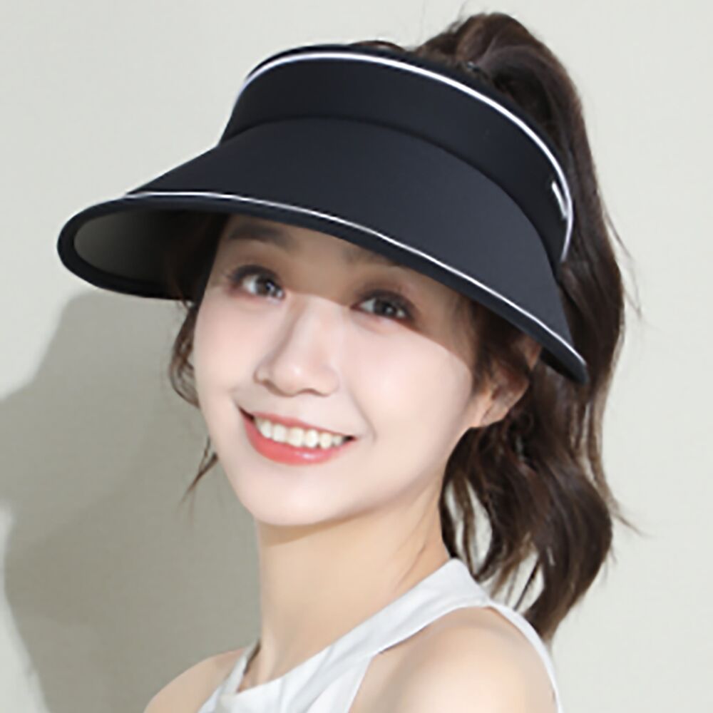 Get NEEDS UV CUT Large Brim Empty Top Hat - Black Delivered | Weee ...