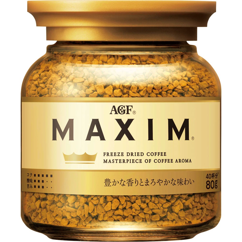 Get AGF Maxim Instant Coffee 80g jar Delivered | Weee! Asian Market