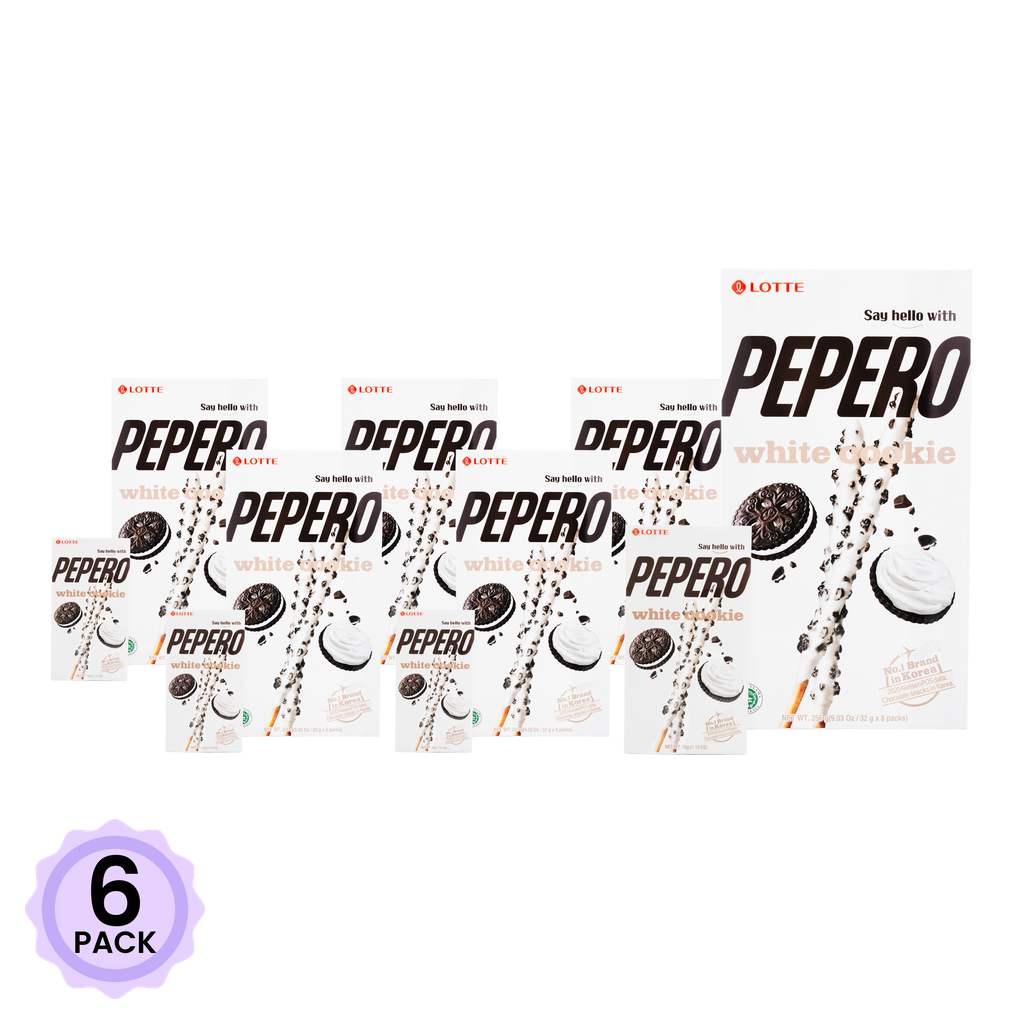 Get LOTTE Pepero White Cookie Value Pack 8pk 256 g*6 pack Delivered ...