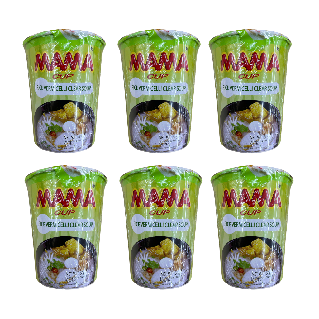 Get Mama Cup Rice Vermicelli Clear Soup pack of 6 Delivered | Weee ...