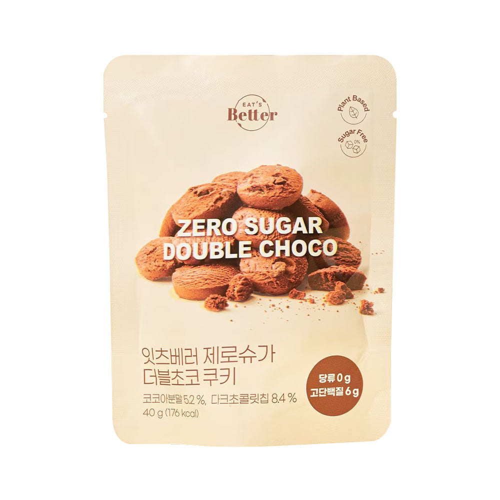 Get Eat's Better Zero Sugar Double Choco Cookies 40g Delivered | Weee ...