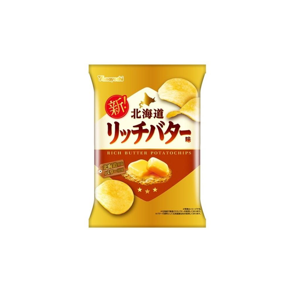 山芳製菓 ポテトチップス 北海道リッチバター味 50g - Weee!