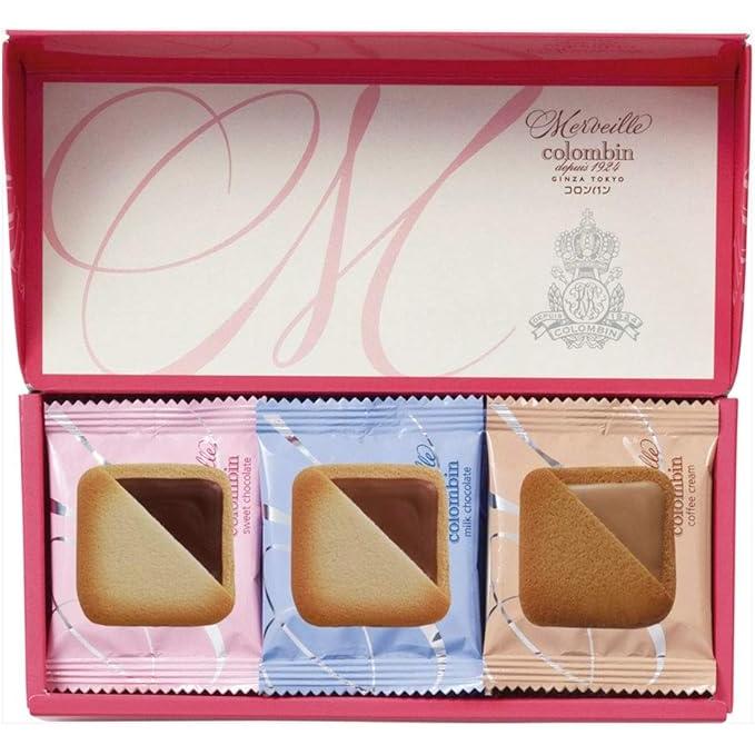 Get Colombin Ginza Chocolate Sandwich Cookies 15 pcs 1 box Delivered ...