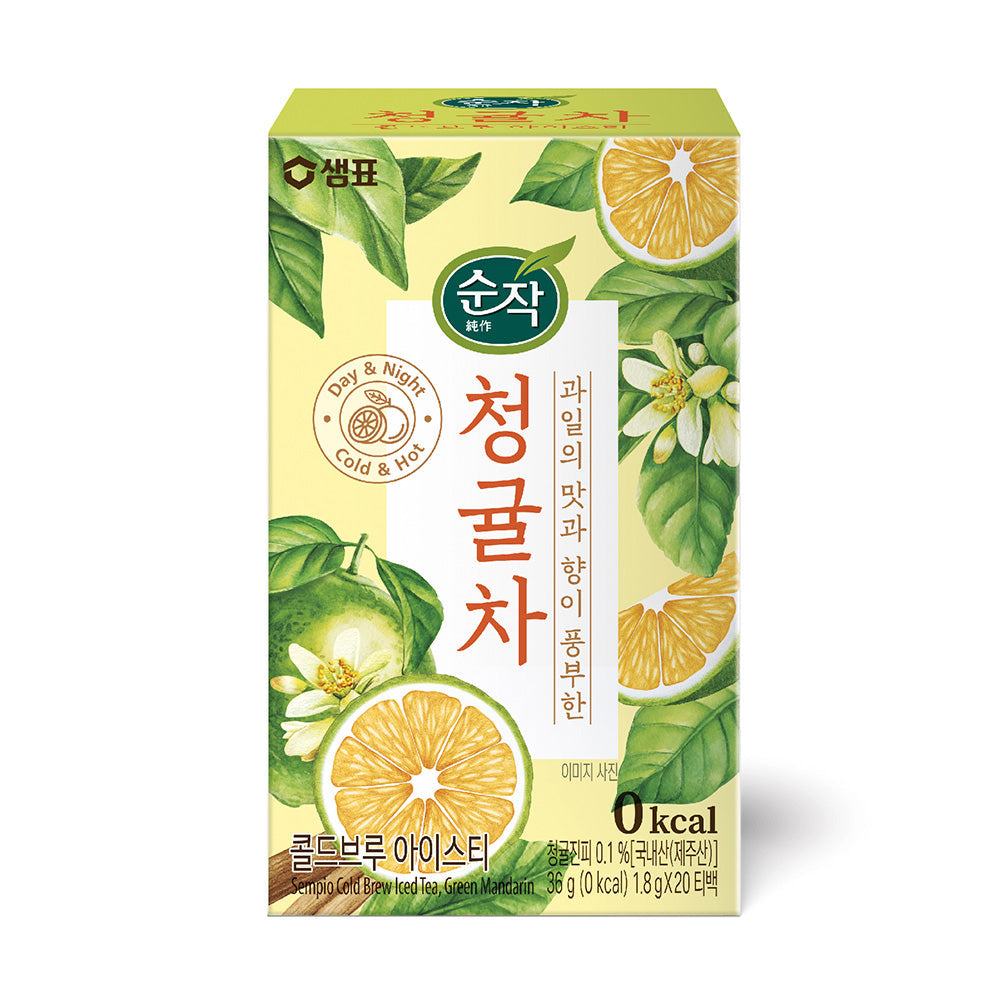 Get Soonjak Cold brew iced tea, green Mandarin tea bag 20p Delivered ...