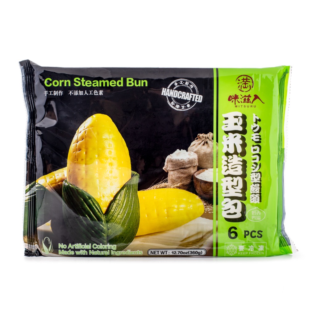 Get Mitsuru Corn Steamed Bun 6ct, Frozen Delivered | Weee! Asian Market