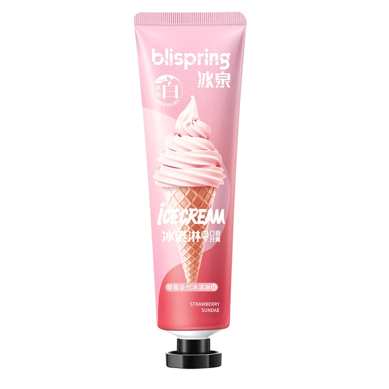 Get Blispring Ice Cream Toothpaste (Strawberries) Delivered | Weee ...