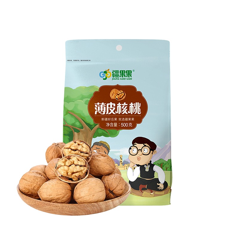 Get JiangGuoGuo Thin-skinned Walnuts 500g Delivered | Weee! Asian Market