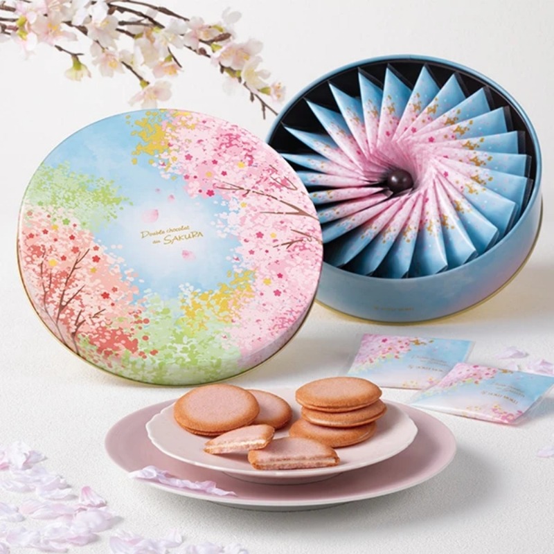Get YOKU MOKU Sakura Double Chocolate Cookies 24 pcs 1 box Delivered ...