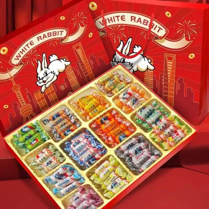 Get Shanghai White Rabbit Creamy candy gift box 980g Delivered | Weee ...