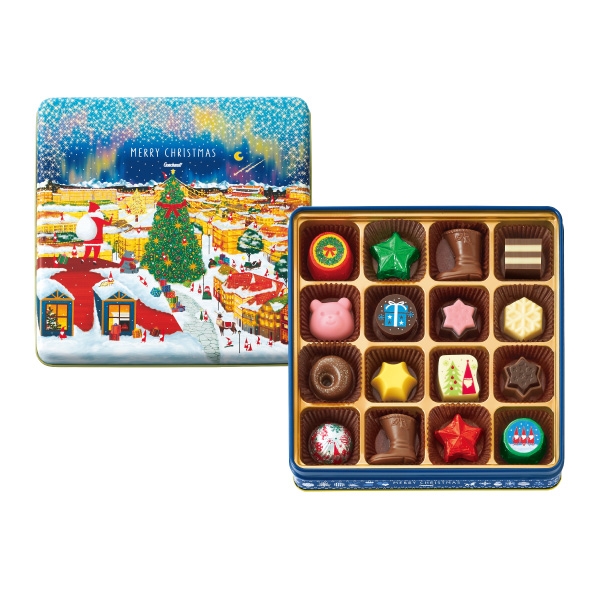 Goncharoff クリスマスアソートチョコレート（缶）ゴンチャロフ-クリスマス特集2024 - Weee!