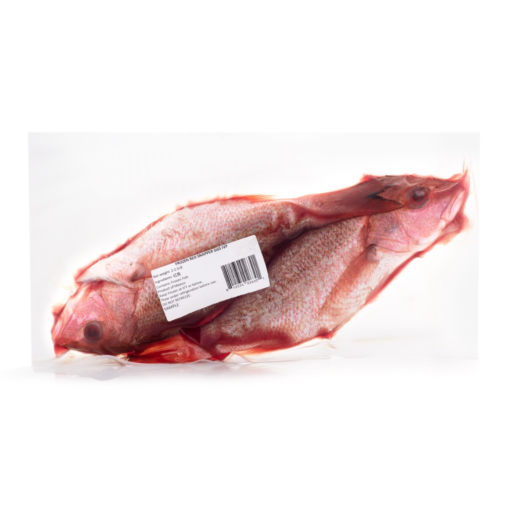Individual Vacuum Packed Red Snapper, Cleaned - Weee!