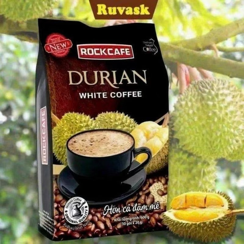 Get Durian White Coffee 20GRX 30 bags 20g Delivered | Weee! Asian Market