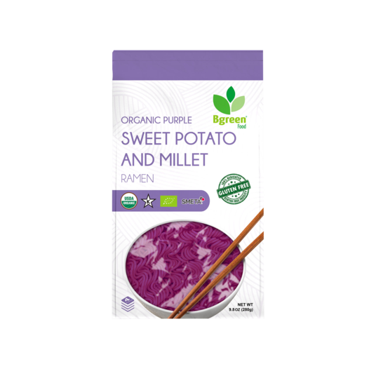 Get Bgreen Organic Purple Sweet Potato & Millet Ramen Delivered | Weee ...