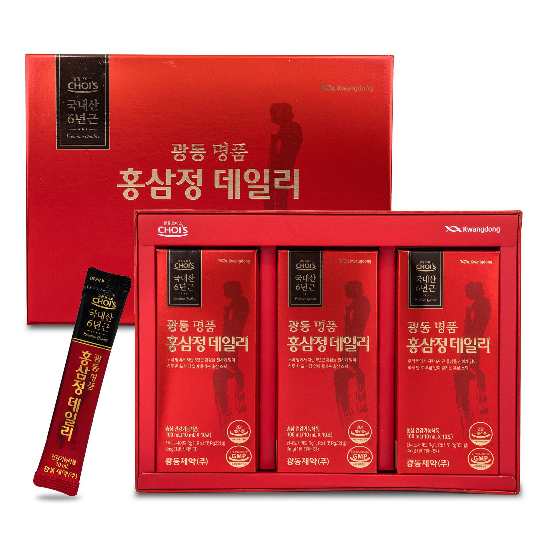 Get Kwangdong Hong Sam Jung Red Ginseng Extract Daily Stick 10ml * 30 ...