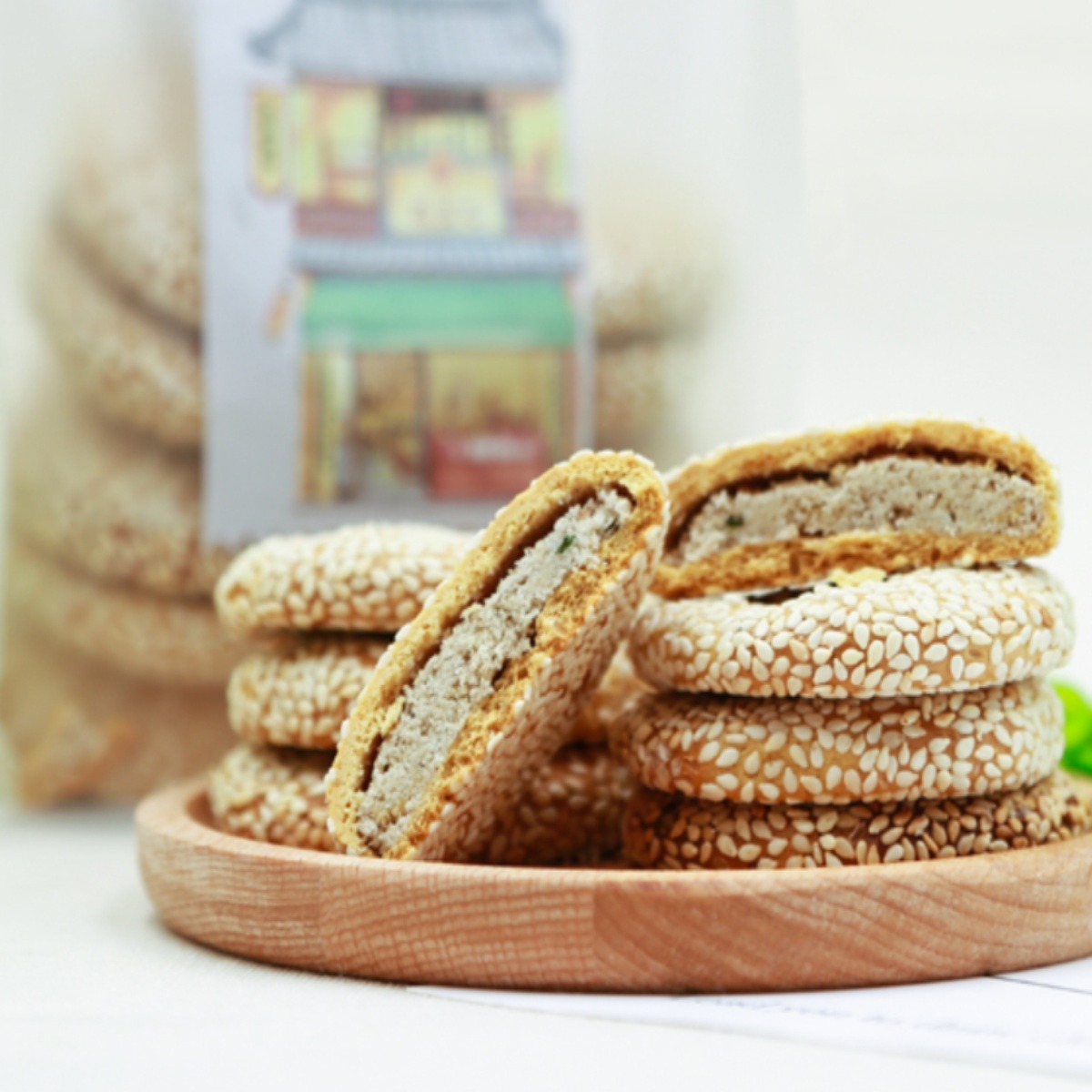 Get 【Suzhou】QSY｜Scallion oil, pepper, salt and sesame cake 200g ...