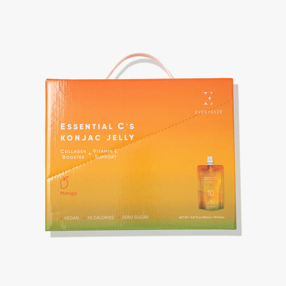EVERYDAZE Mango Essential C's Konjac Jelly (Collagen + Vitamin C) 10 Packs - Weee!