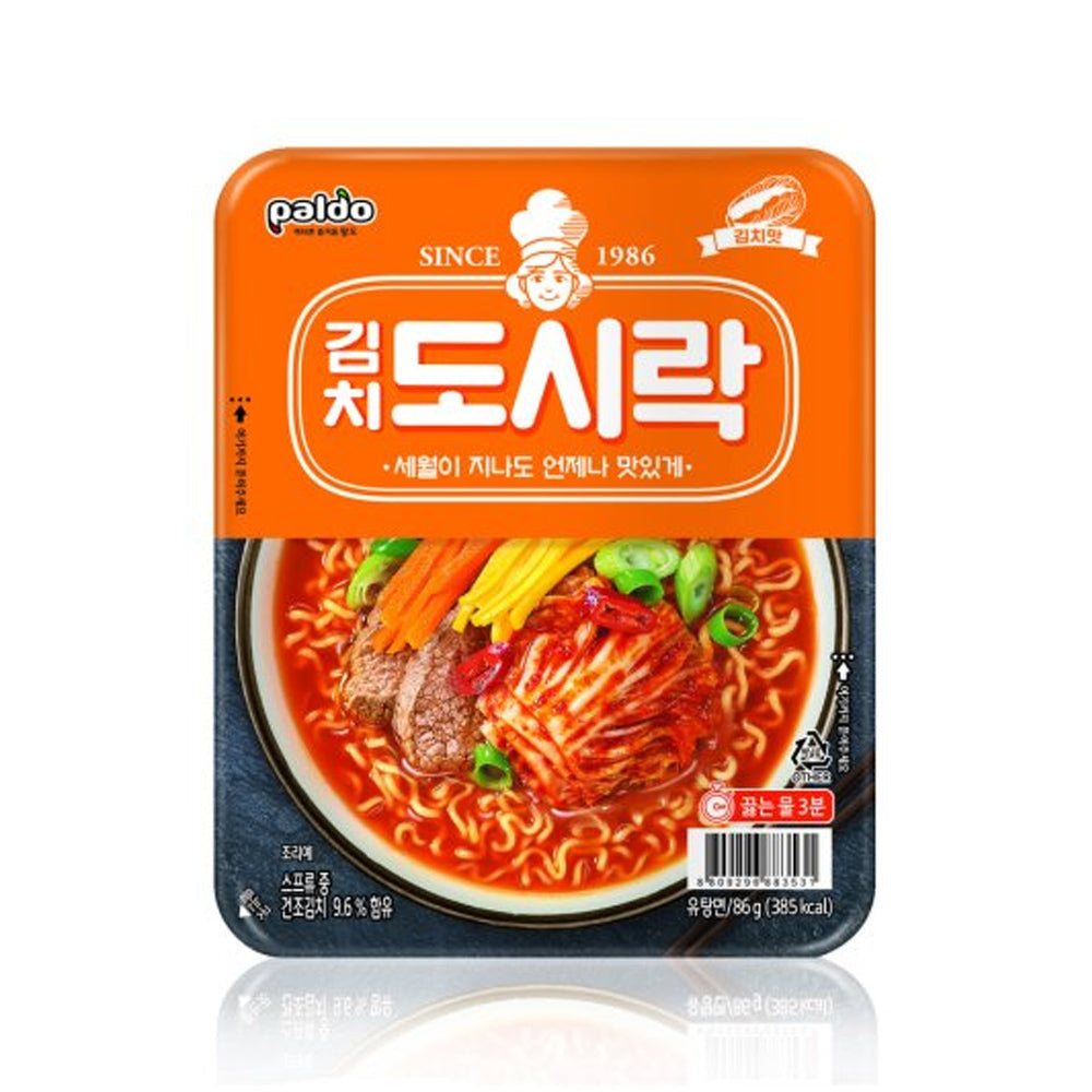 Paldo Kimchi Lunch Box Cup Noodles 86g - Weee!