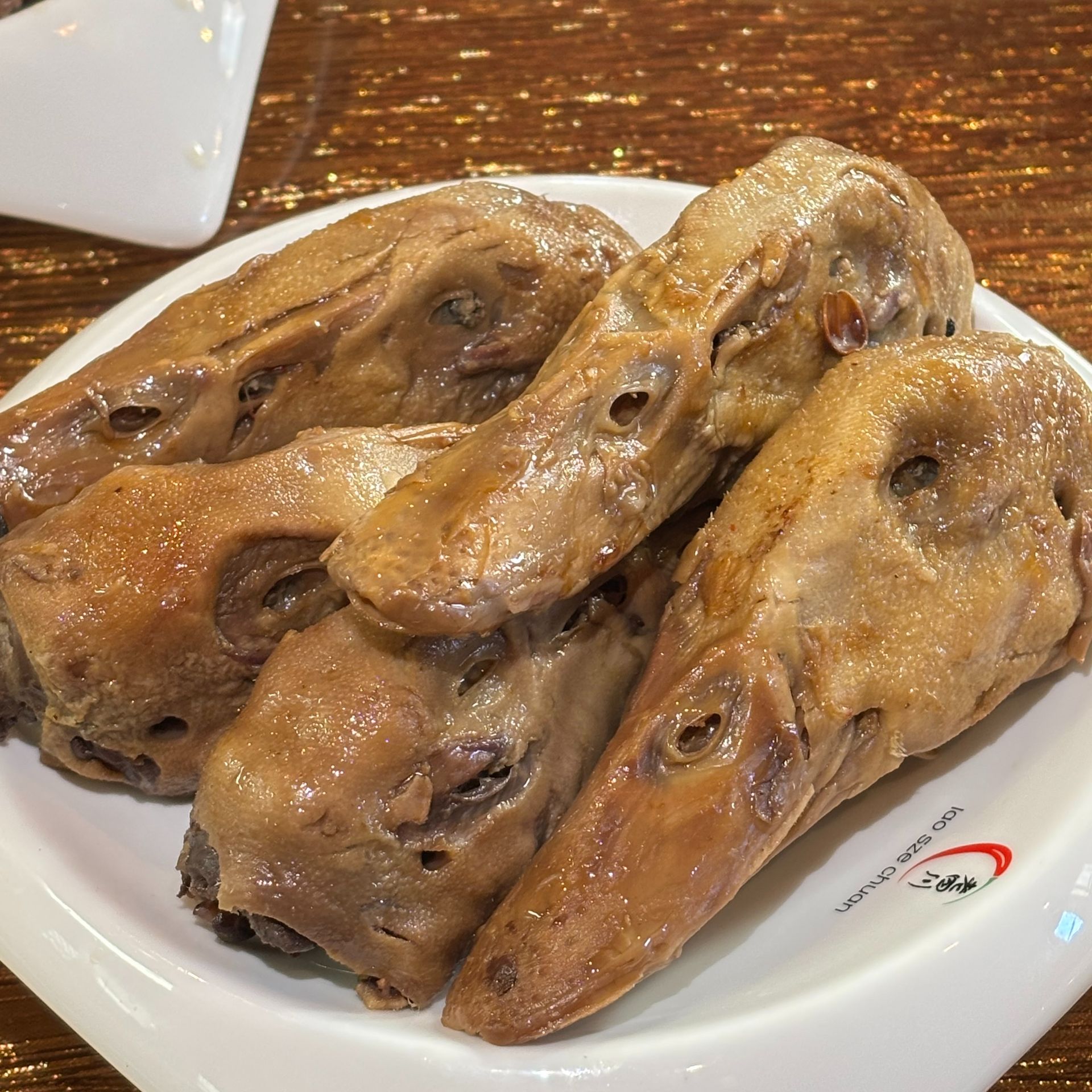 Get Chinese Marinade Duck Heads 3pcs Cut in Half 1 each Delivered ...