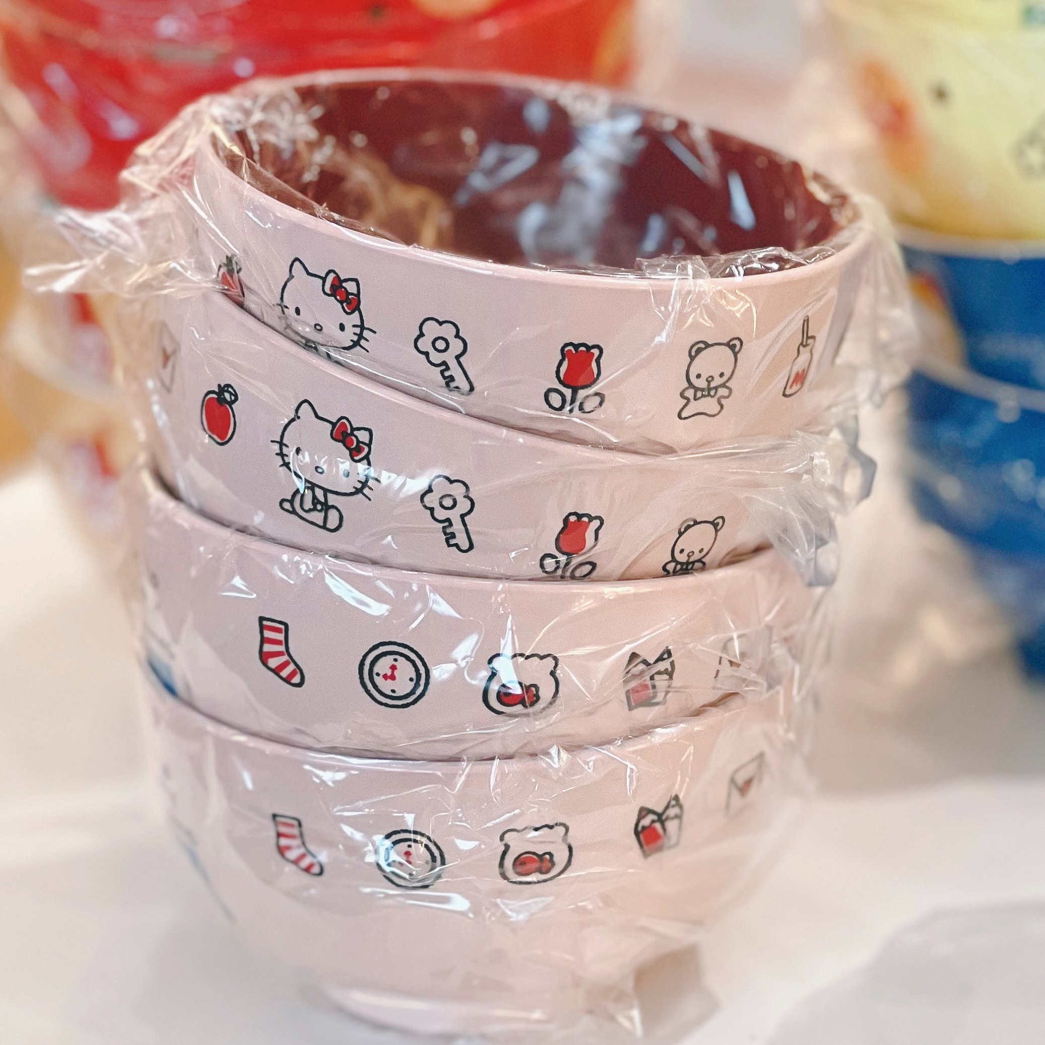 Get Japan Kanesho Resin Kids Rice Bowl---Red Kitty Delivered | Weee ...