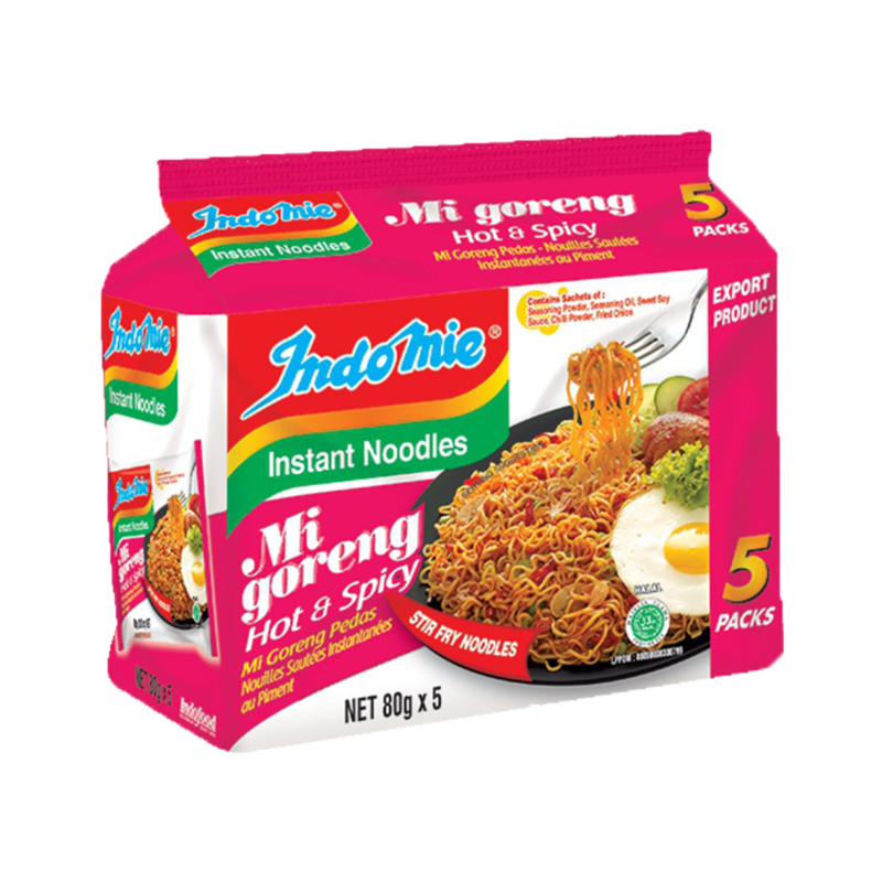 Get Indomie Hot & Spicy Noodles pack of 5 Delivered | Weee! Asian Market