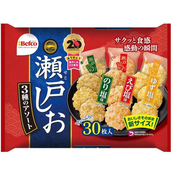 Get Befco Seto Salt Rice Crackers Mix 30 Pieces 1 each Delivered | Weee ...