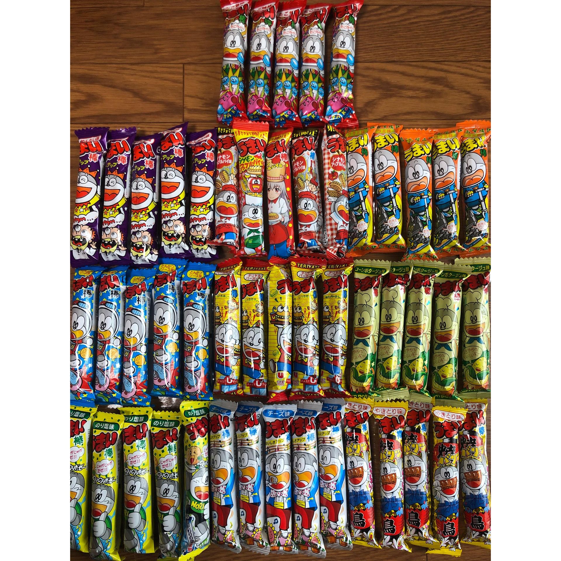 Get Japanese Umaibo Snack Yaokin Dagashi 50 Bars Set Delivered | Weee ...