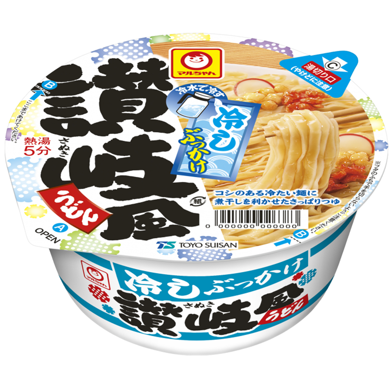 東洋水産 冷しぶっかけ讃岐風うどん 88g - Weee!