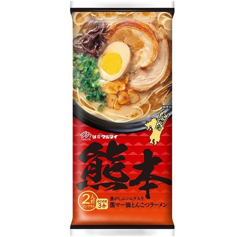 Marutai Kumamoto Black Garlic Tonkotsu Ramen 186g - Weee!