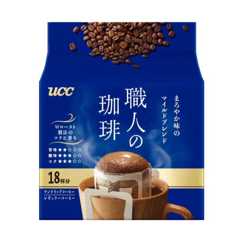 UCC One Drip Coffee Mild blend mellow taste 18Cups - Weee!