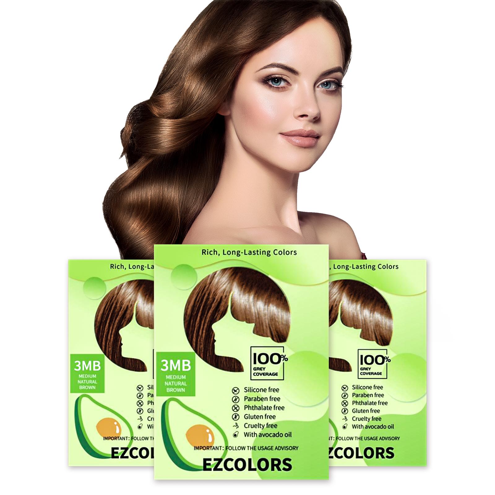 Get Permanent Hair Color with Avocado Oil, Bubble Hair Color,Medium ...