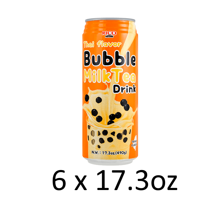 Get Milk Tea With Boba Thai Tea Flavor 173oz Pack Of 6 Delivered Weee Asian Market